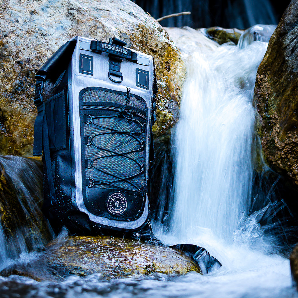 KODIAK Grey & Black 40-Liter TPU Extreme Weather Waterproof Backpack ...